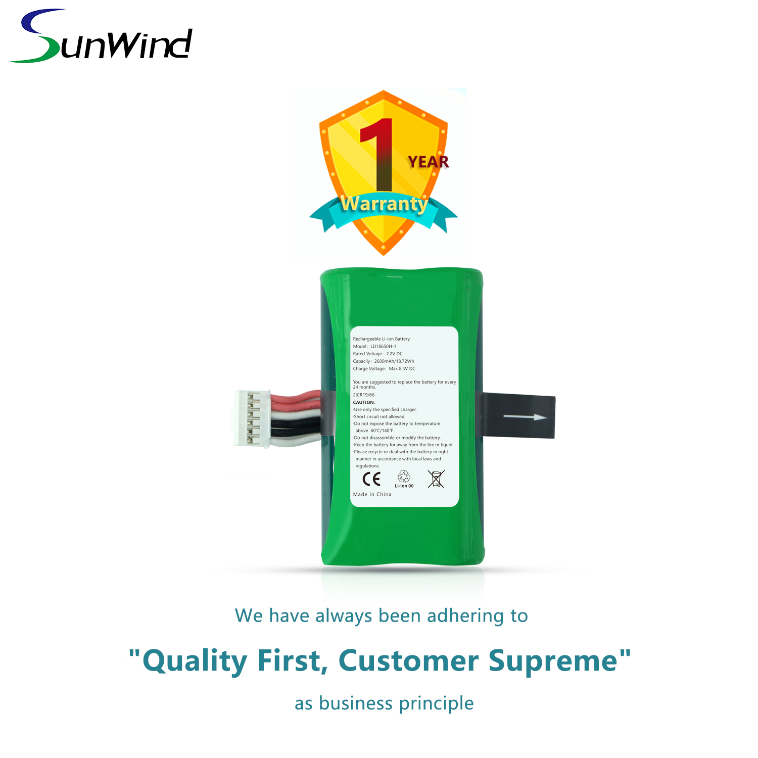 7.2V 2600mAh 3400mAh Lithium 18650 Battery for Ingenico APOS A8 Payment ...